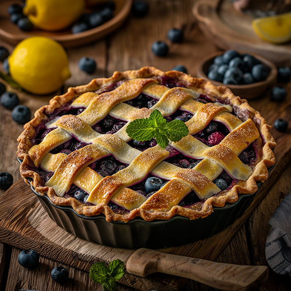 Zesty Lemon Blueberry Pie – The Spice Way - Nature with Benefits