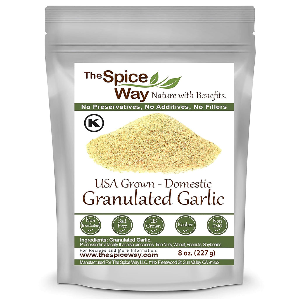 Garlic Granulated US Grown – The Spice Way - Nature with Benefits
